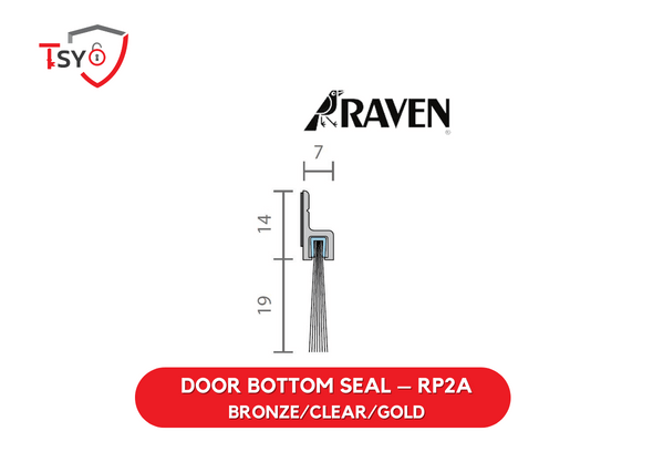 DOOR BOTTOM SEAL – RP2A-GOLD - TSY Lock